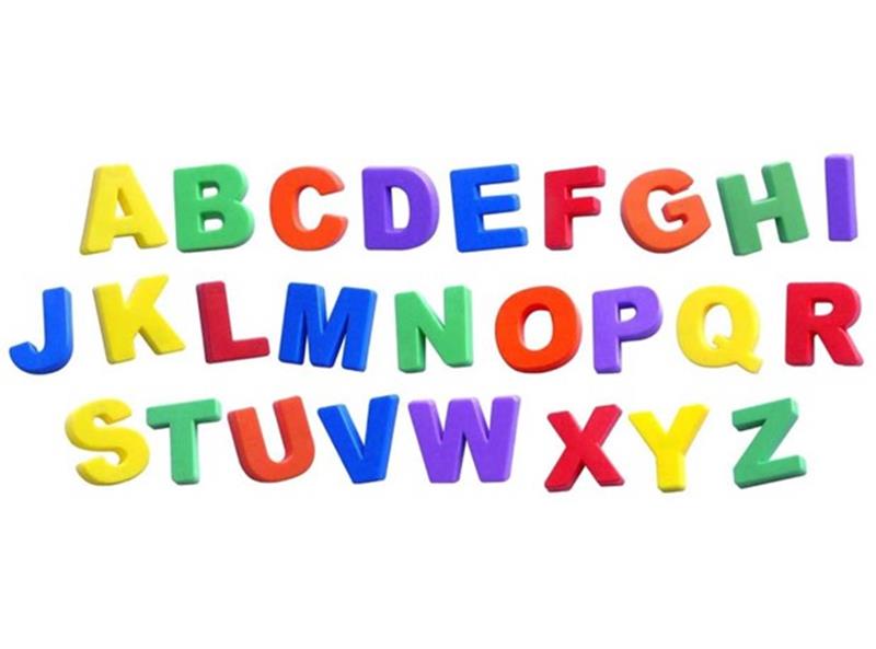 Magnetna slova velika 72 kom